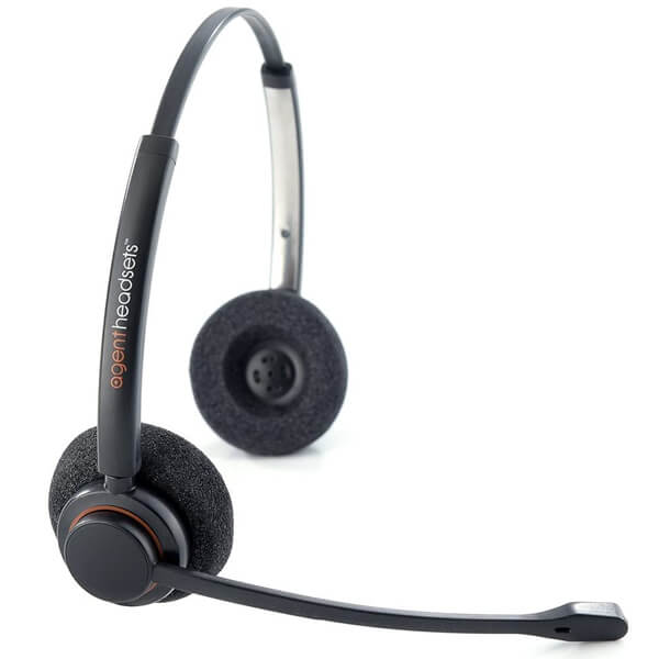 Agent AP-2 Binaural Noise Cancelling Headset PLX QD | Agent AG22-0281 ...